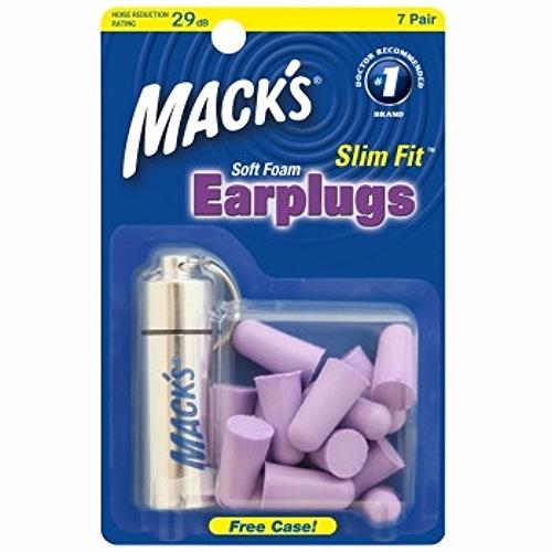Macks Slim fit soft foam earplugs for smaller ears – EarplugStation.com